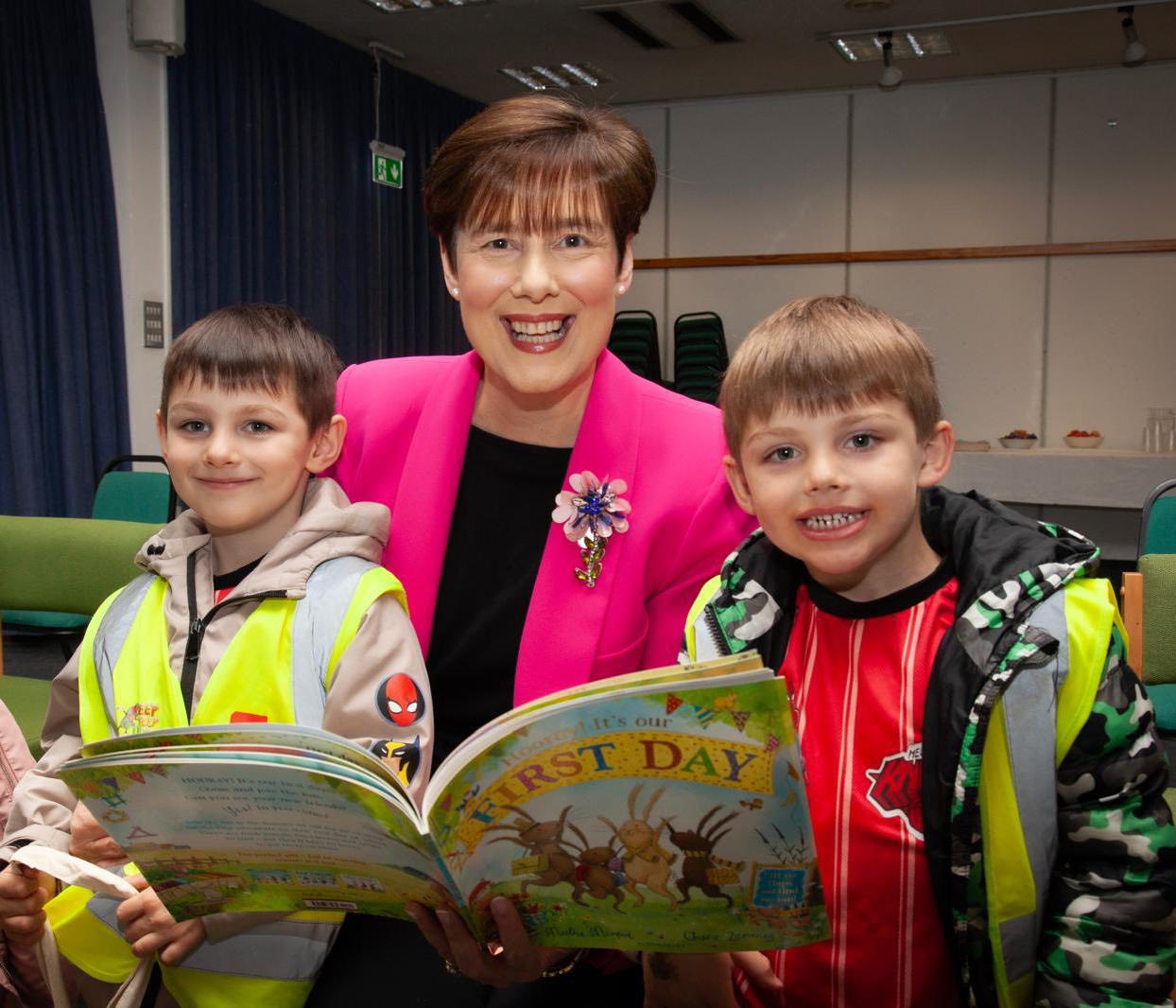 Minister Norma Foley welcomes My Little Library Book Bags for 2026 ...
