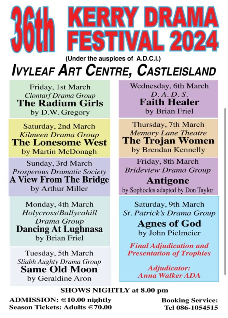 Kerry Drama Festival gets underway this evening | RadioKerry.ie