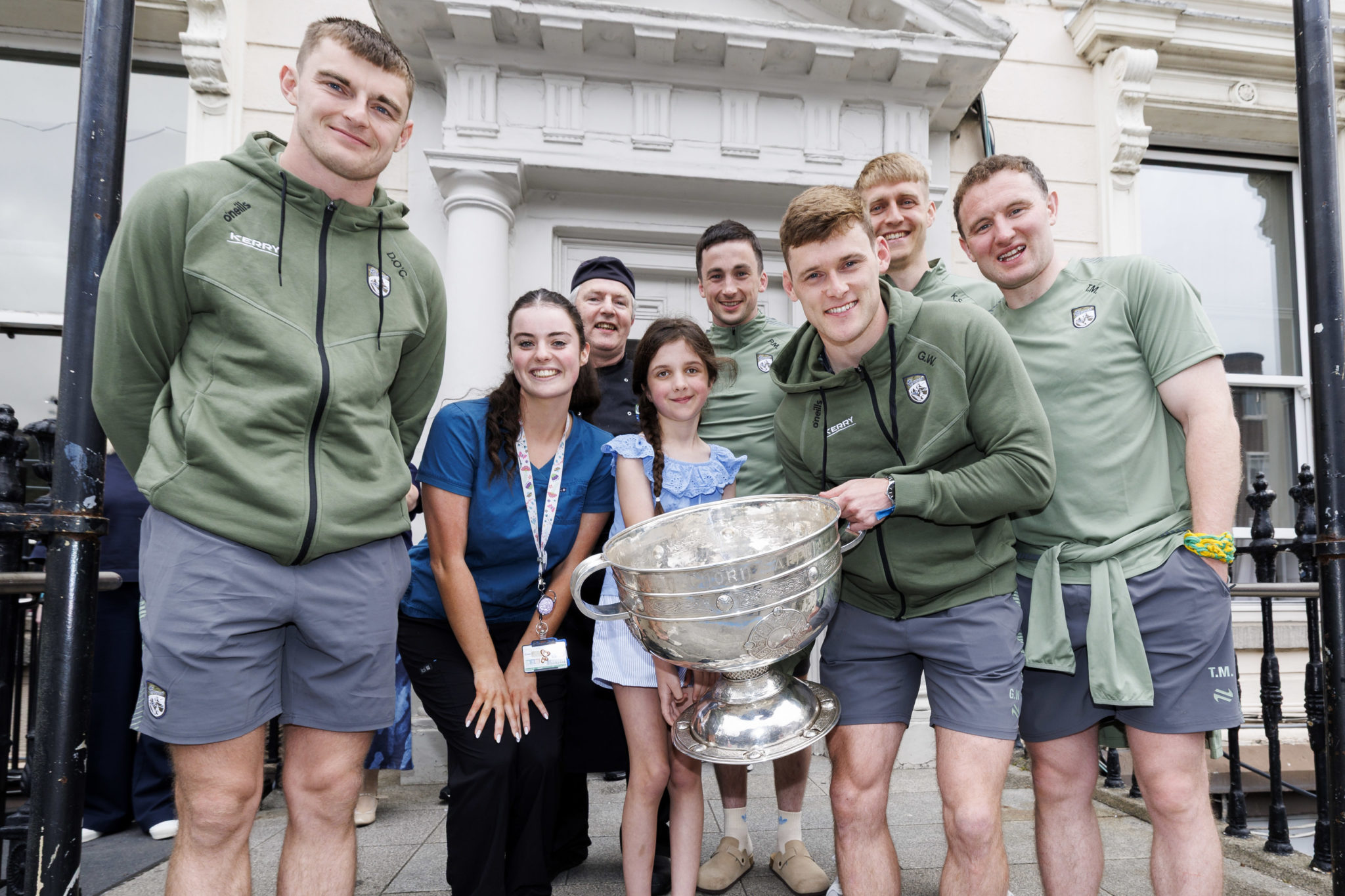 Victorious Kerry senior footballers visit Temple Street | RadioKerry.ie
